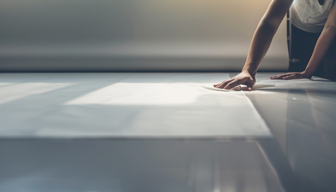 How to get wrinkles out of the Projector Screen?