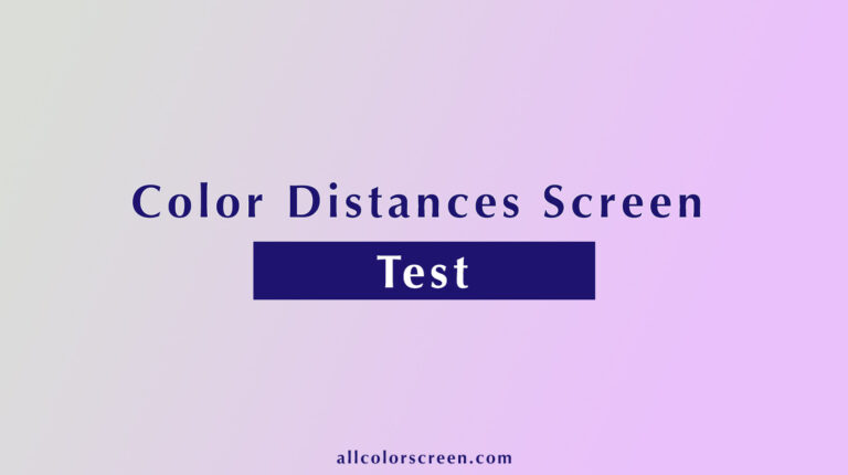 Monitor (display) Test - Test your Screen