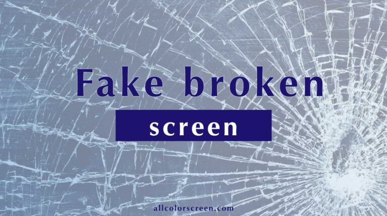 Fake Broken Screen | Cracked Screen Prank Tool