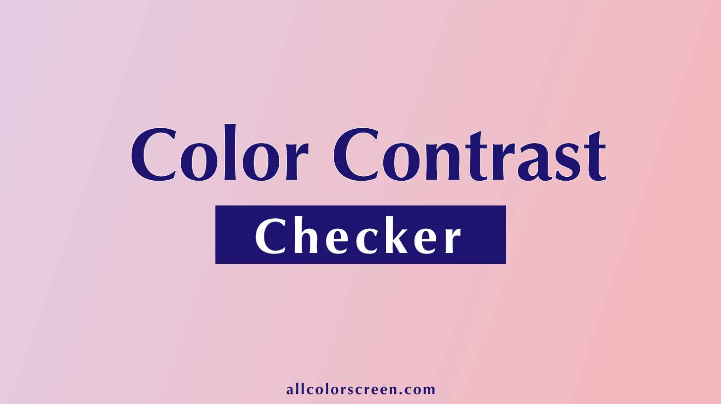 Color Contrast Checker